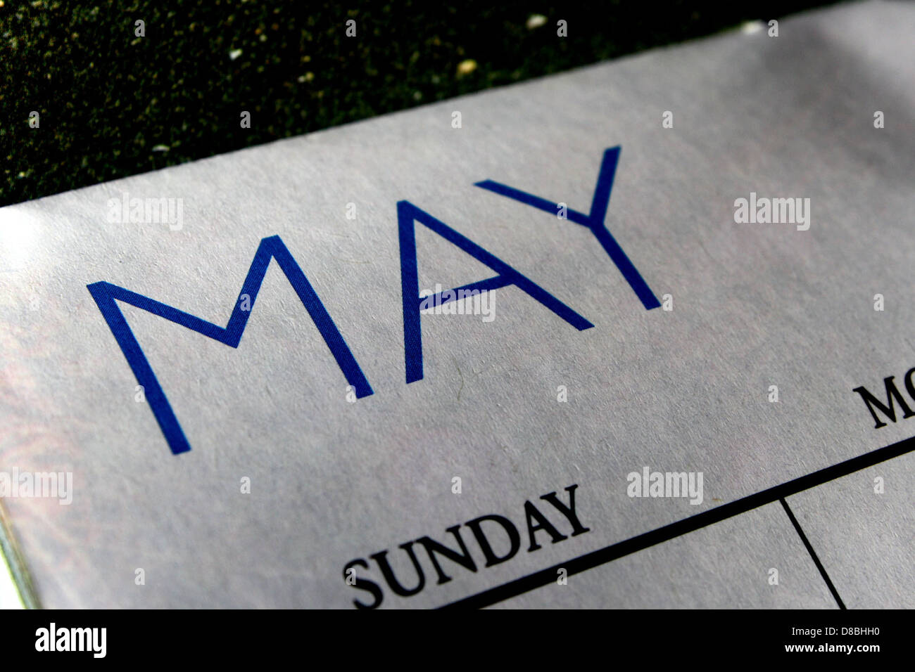 A calendar page for the month of May, featuring important dates and ...