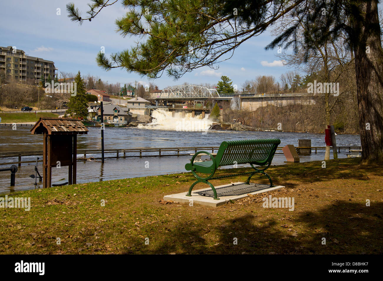 Bracebridge Hydro Falls Stock Photo - Alamy