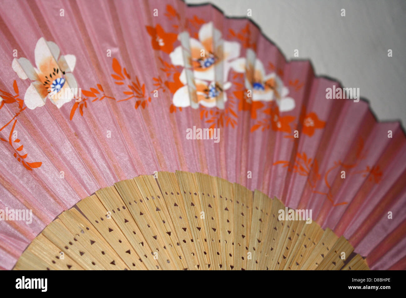 Pink paper fan hi-res stock photography and images - Alamy