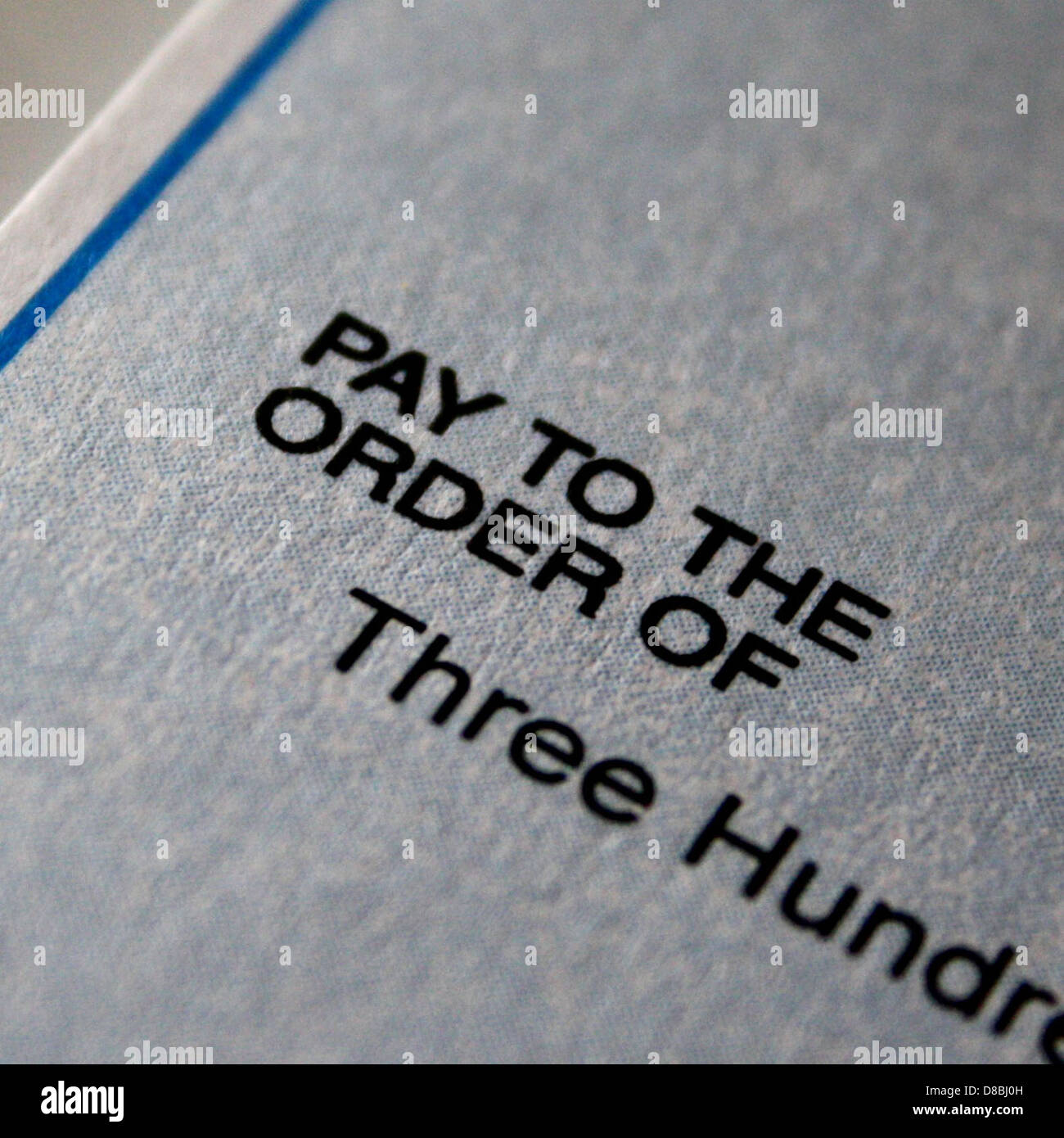 pay to the order of check Stock Photo - Alamy