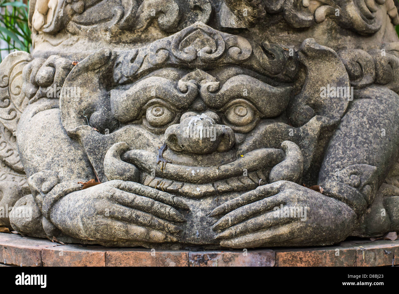 Image of Rahu statue at the temple in Thailand Stock Photo - Alamy