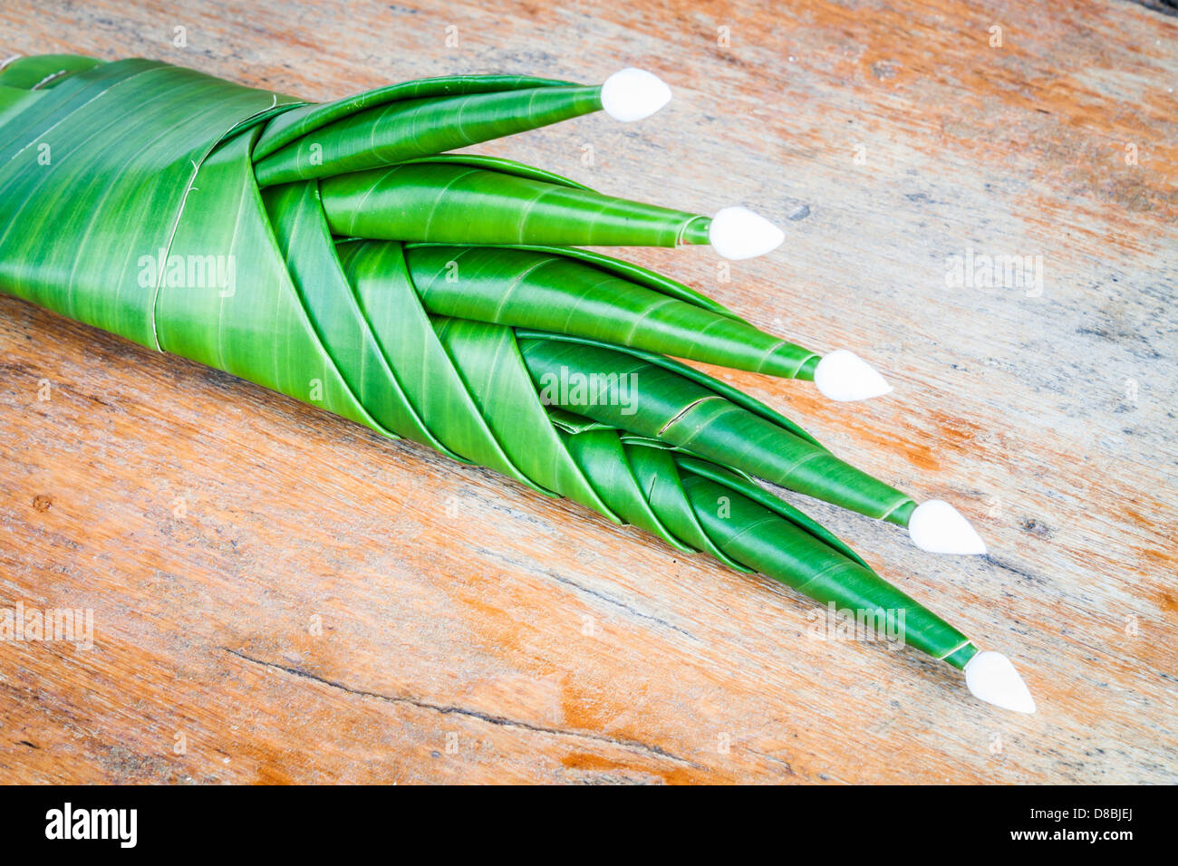 Handmade rice offering prepare for worship Stock Photo - Alamy