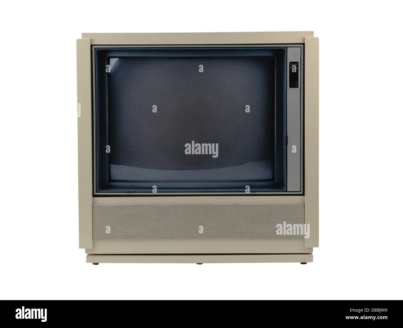 Old tv set black and white hi-res stock photography and images - Alamy