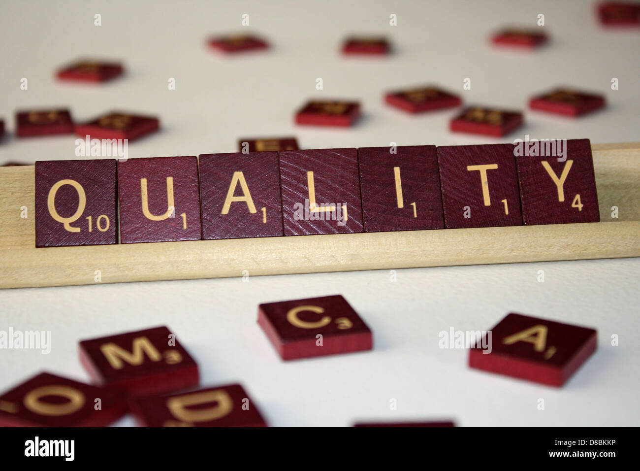 A general representation of quality, focusing on high standards or ...