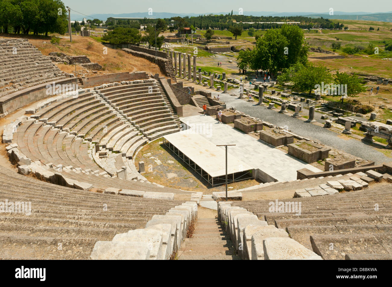 Roman Theatre, Asclepion, Bergama, Turkey Stock Photo - Alamy