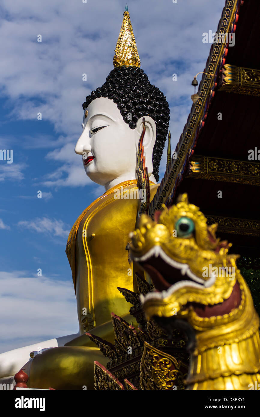 big buddha image at golden triangle Stock Photo - Alamy