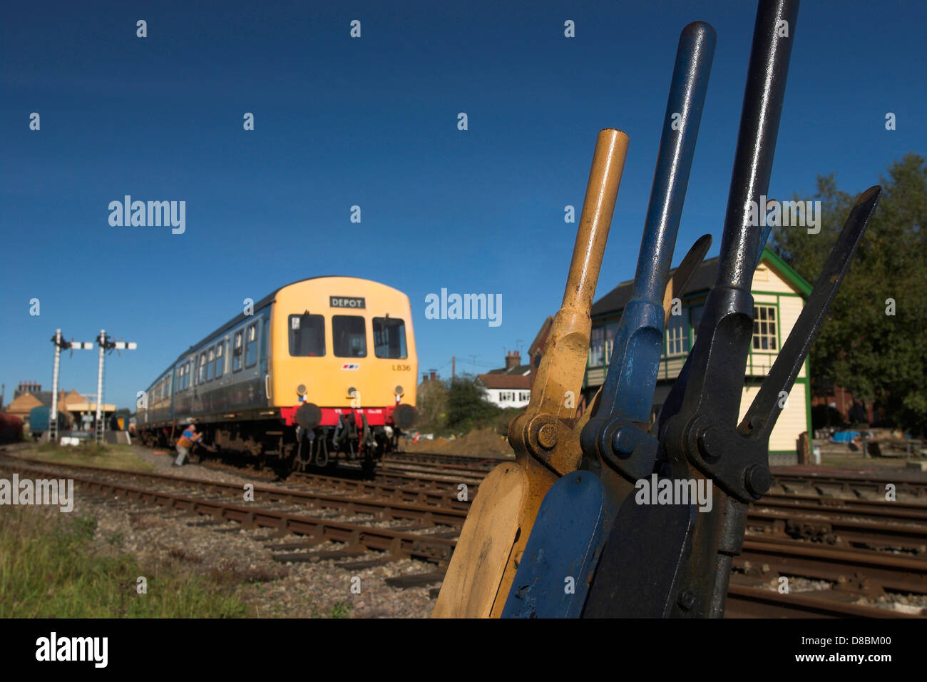 Class 101 diesel mulitple unit train at Mid-Norfolk Railway Trust ...