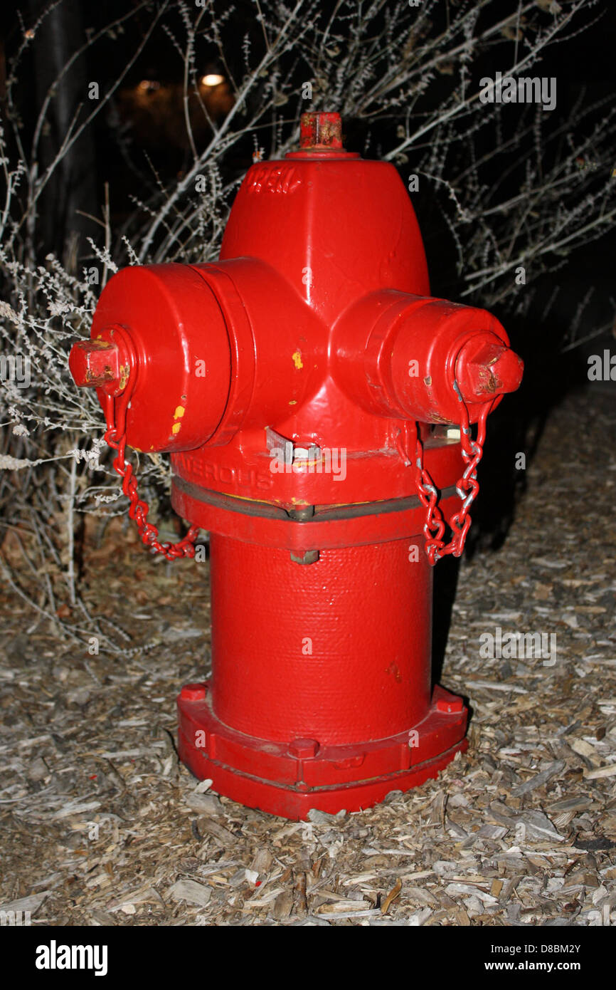 red fire hydrant Stock Photo - Alamy