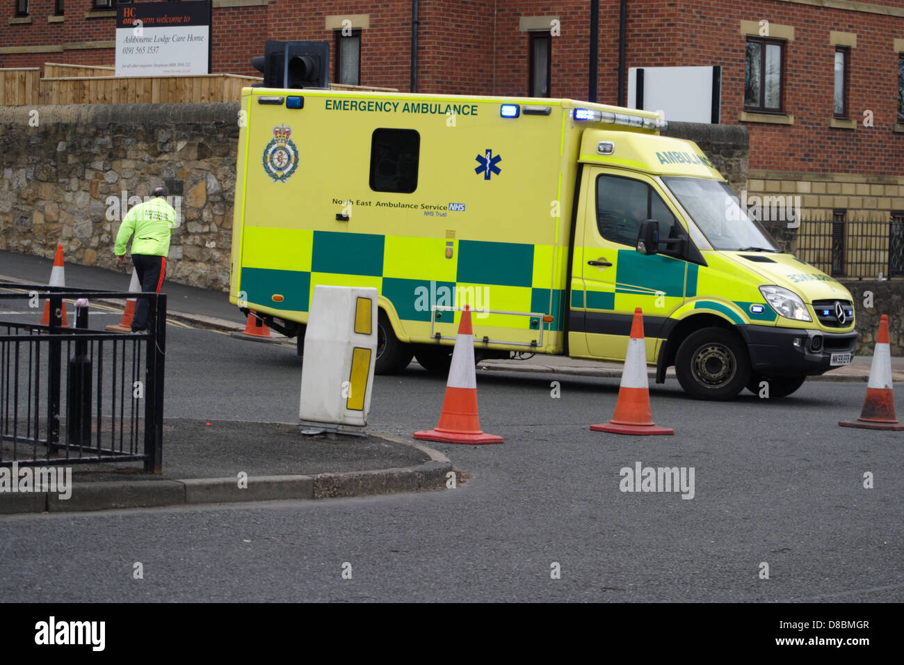 Ambulance responding to a call Stock Photo - Alamy