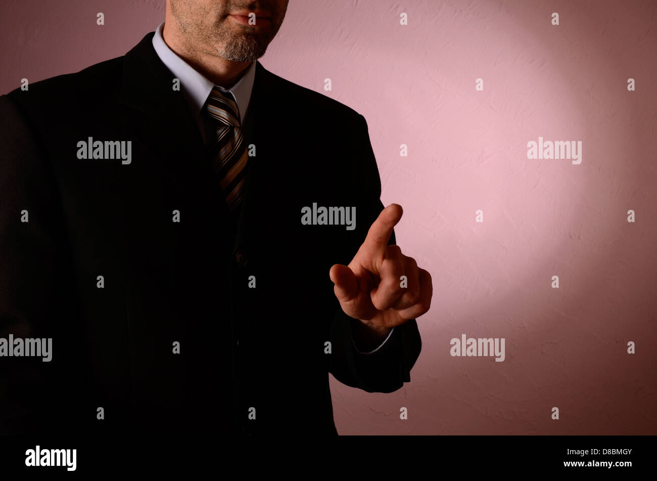 Man pointing on something hi-res stock photography and images - Alamy