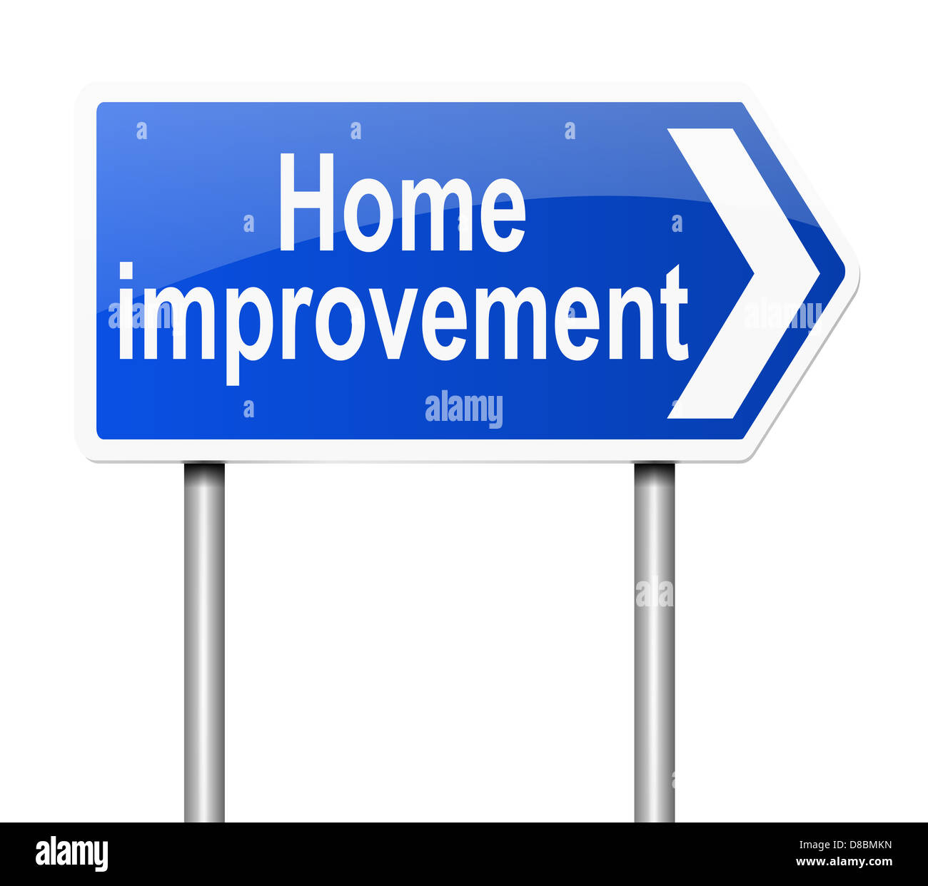 Home improvement sign Stock Photo - Alamy