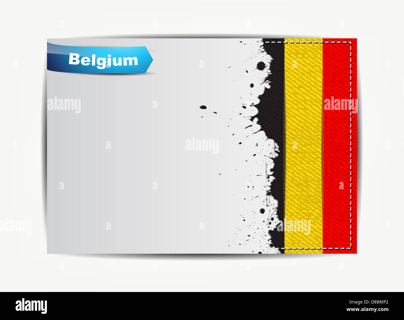 Belgium paper flag hi-res stock photography and images - Alamy