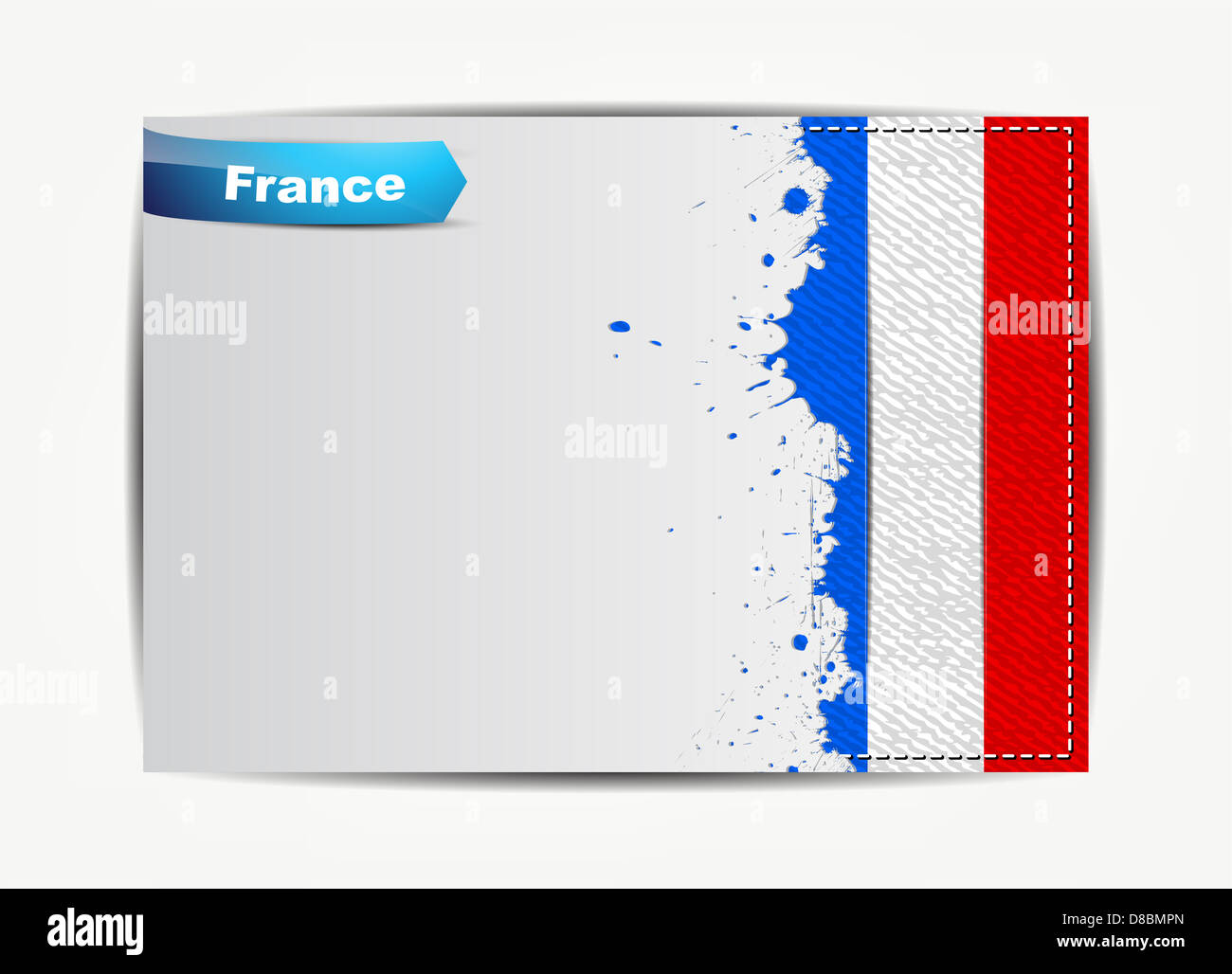 France flag with copyspace hi-res stock photography and images - Alamy