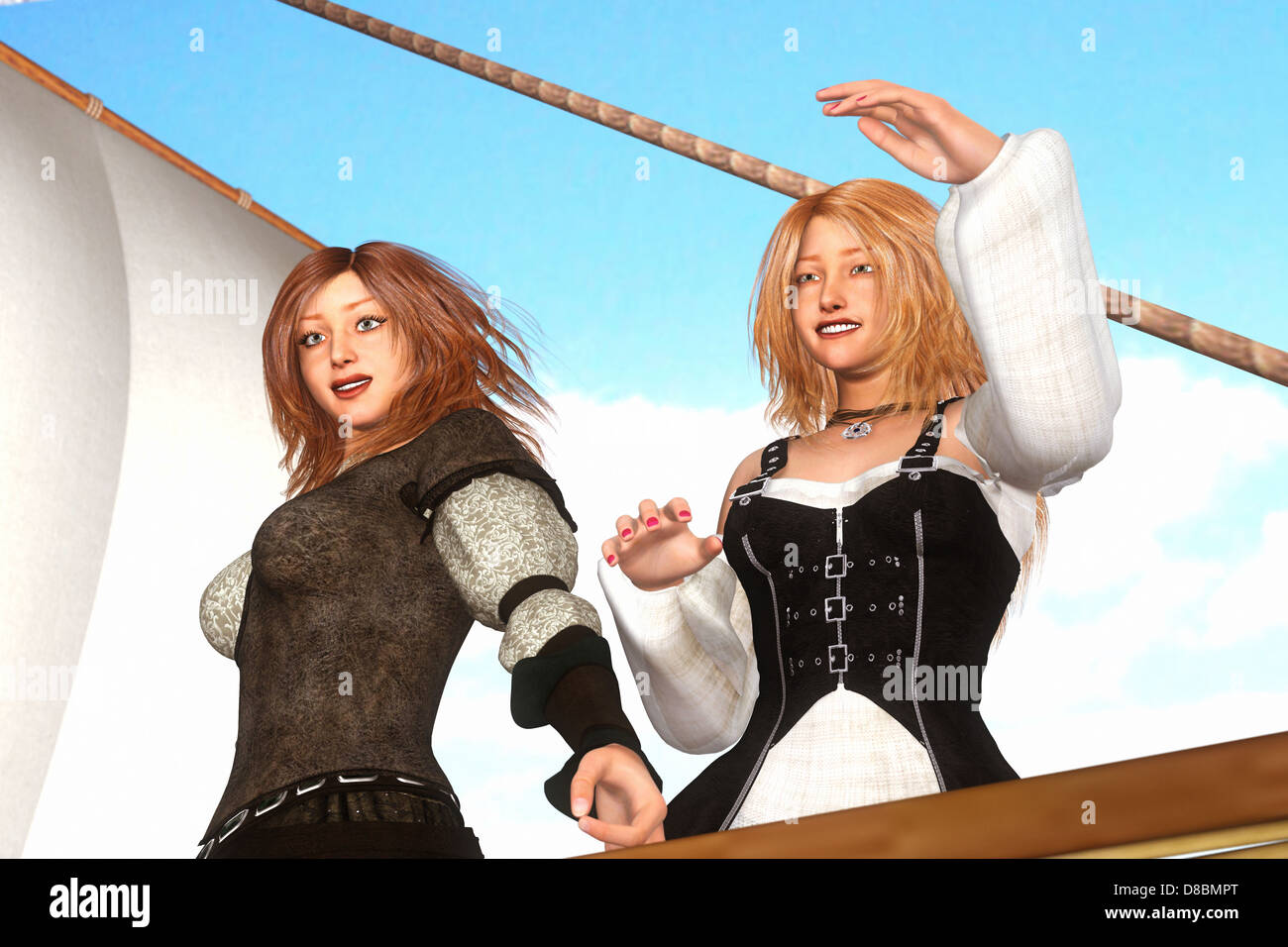 Female pirates hi-res stock photography and images - Alamy