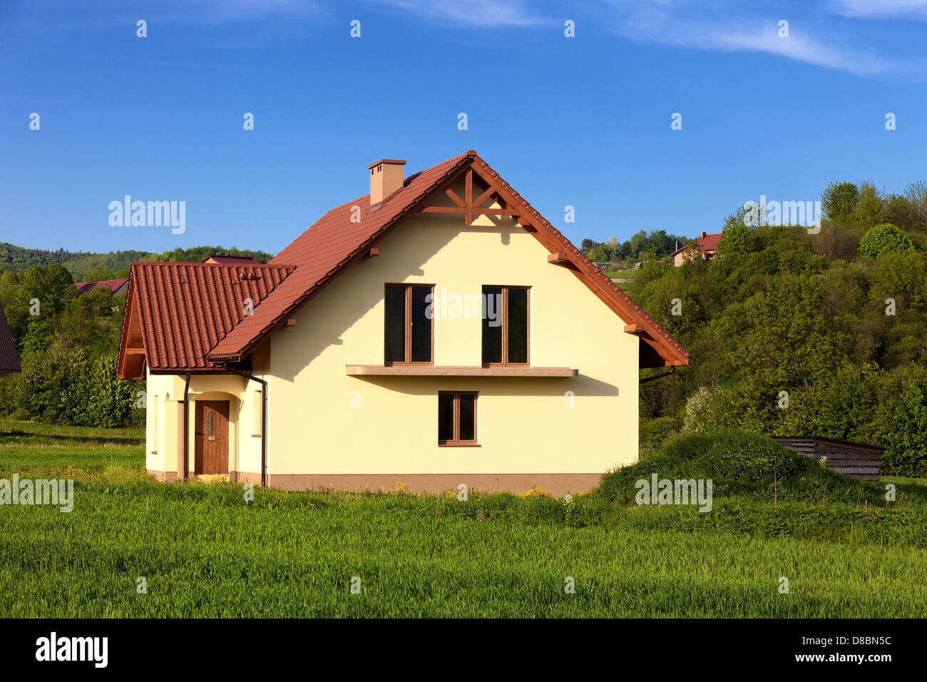 New family house Stock Photo - Alamy