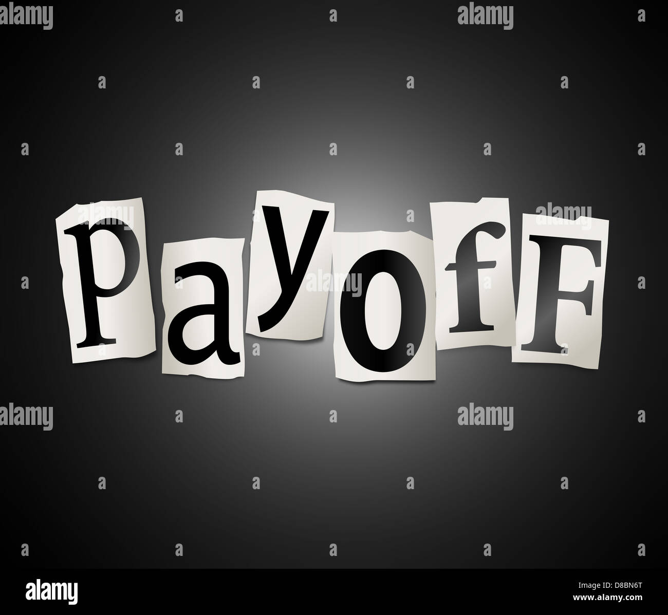 Payoff word hi-res stock photography and images - Alamy