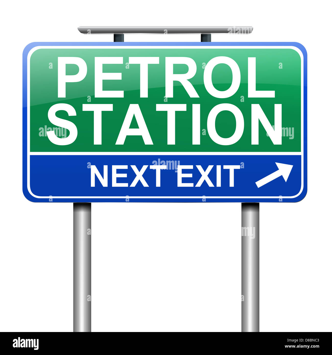 Petrol station sign Stock Photo - Alamy