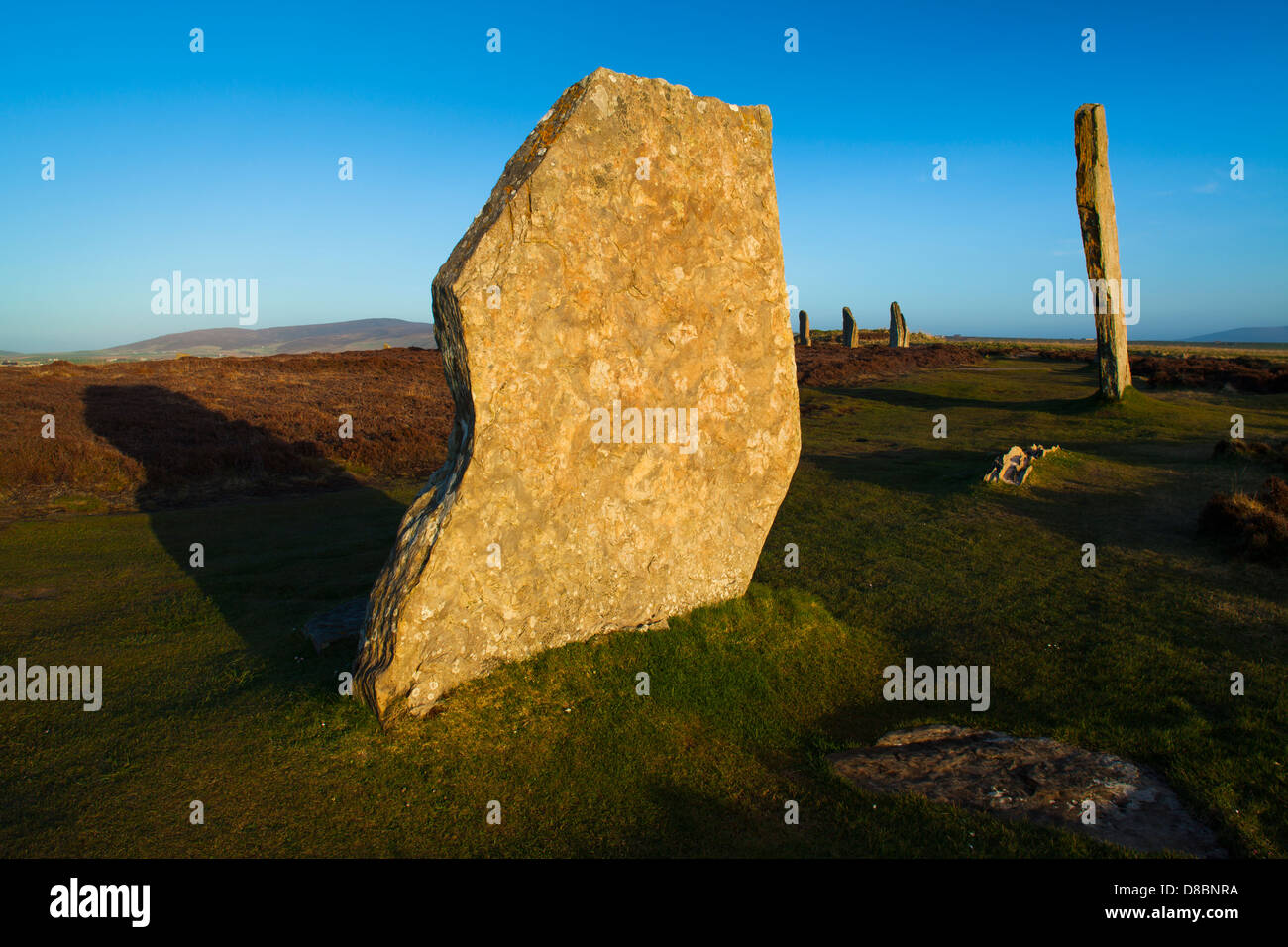 Scotland, Orkney Islands, The Ring of Brodgar. The Ring of Brodgar, a ...
