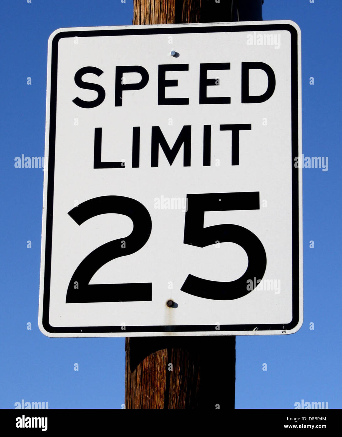 speed limit 25 sign Stock Photo - Alamy