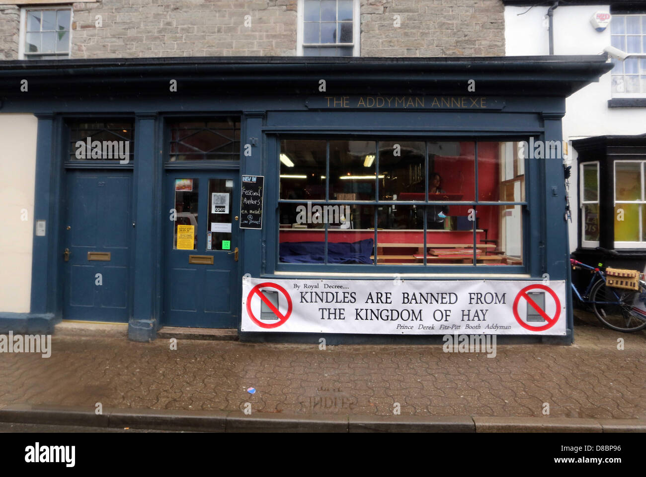 Hay on Wye, UK. Thursday 23 May 2013 Pictured: The Addyman Annexe book ...
