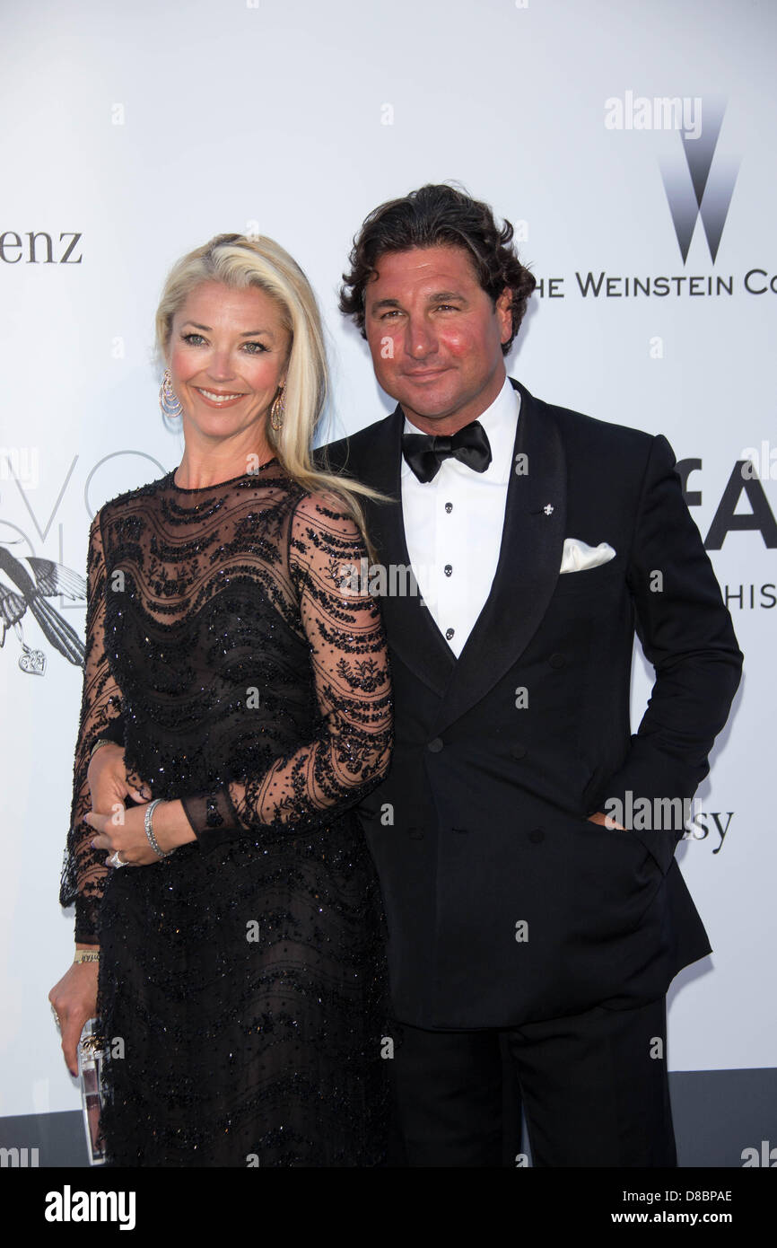Tamara Beckwith and Giorgio Veroni attend amfAR's 20th Annual Cinema ...