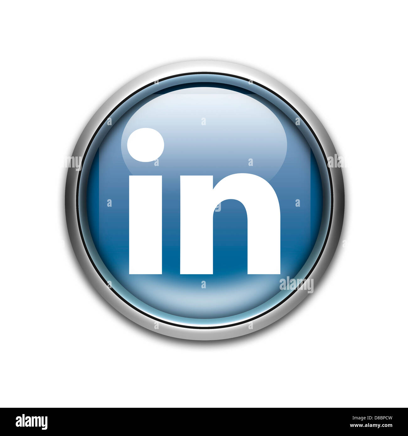 Linked in logo symbol icon hi-res stock photography and images - Alamy