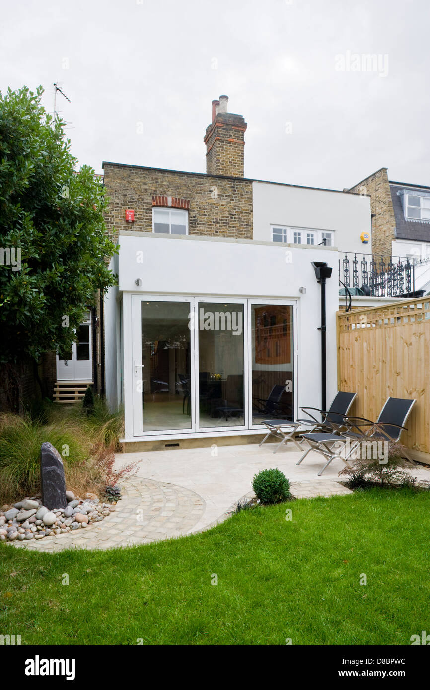Kitchen dining room house extension Stock Photo - Alamy