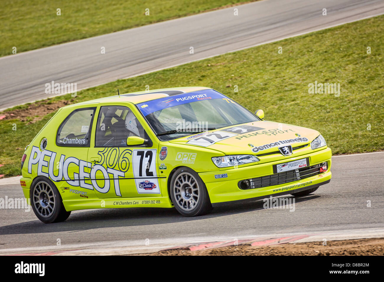 1999 Peugeot 306 Rallye with driver Carl Chambers at the 2013 CSCC ...