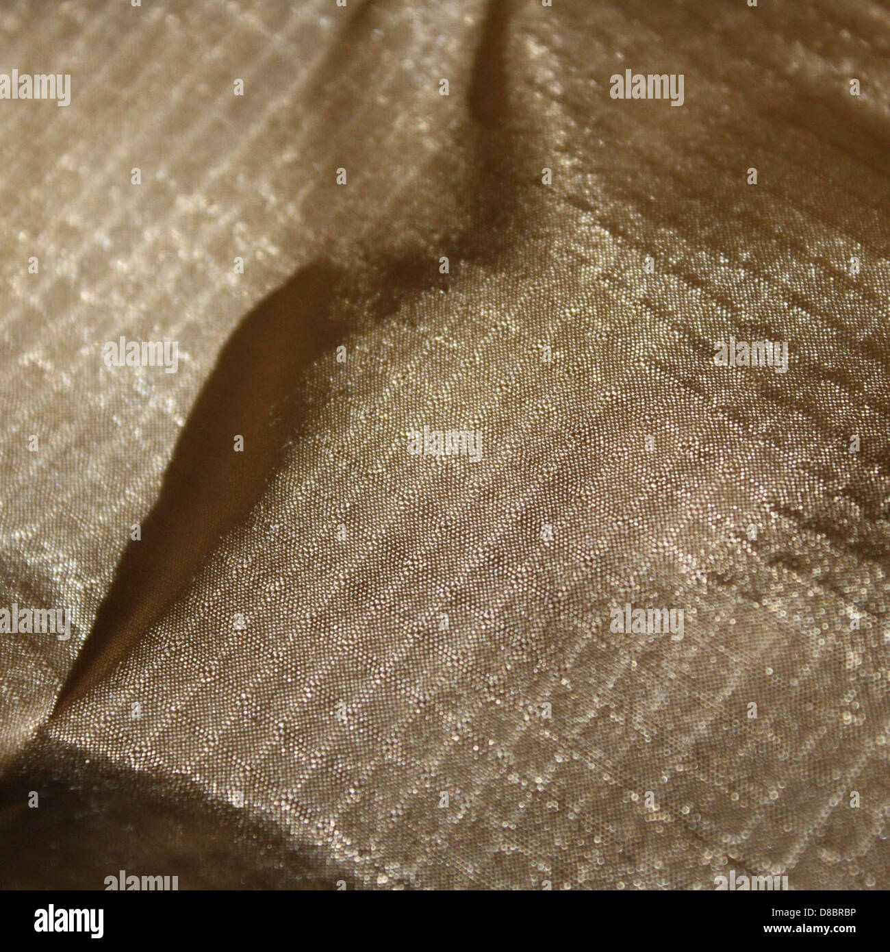 tan ripstop nylon parachute fabric closeup Stock Photo - Alamy