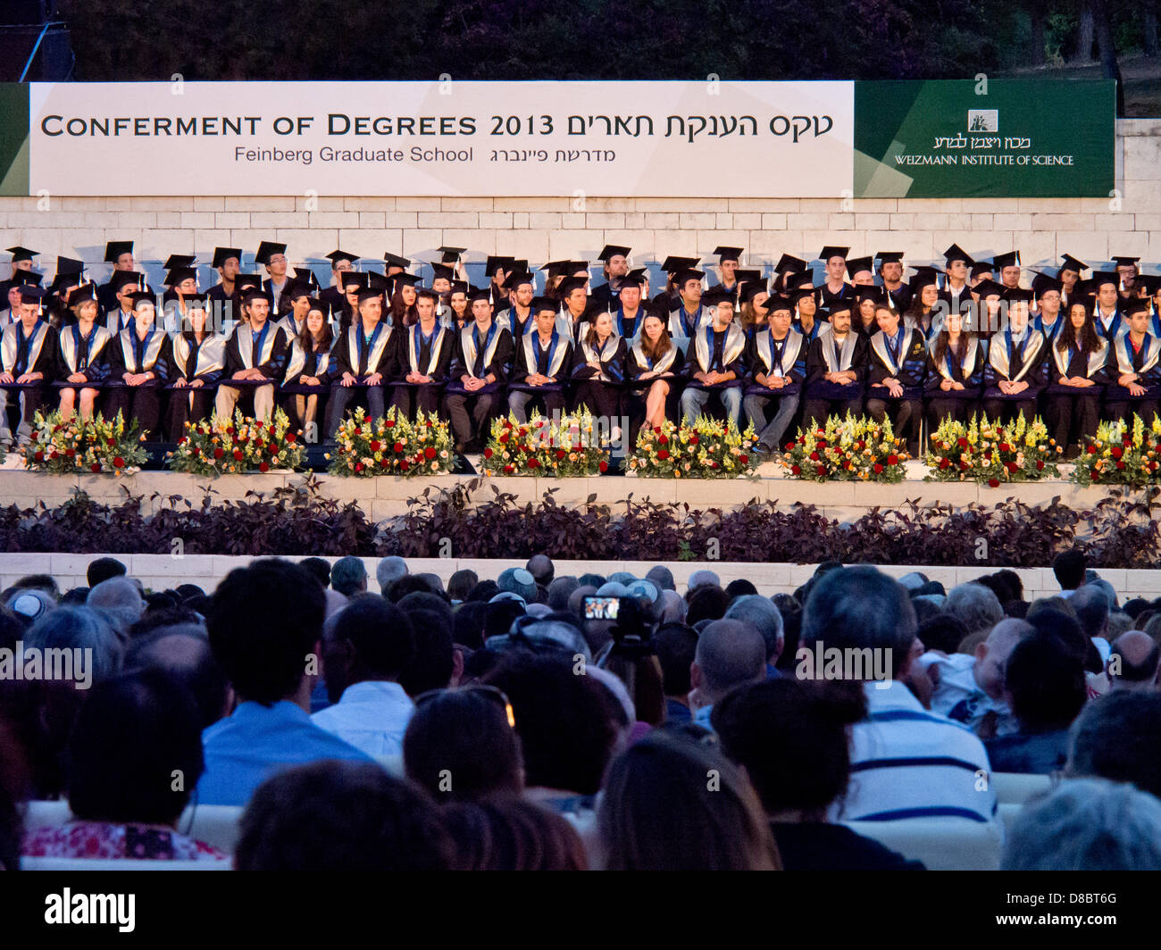 Rehovot, Israel. 23-May-2013. Masters and PhD students take part in the ...