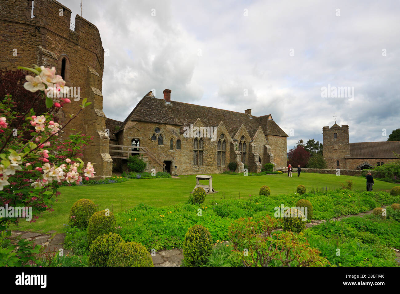 Stokesay castle hall shropshire hi-res stock photography and images - Alamy