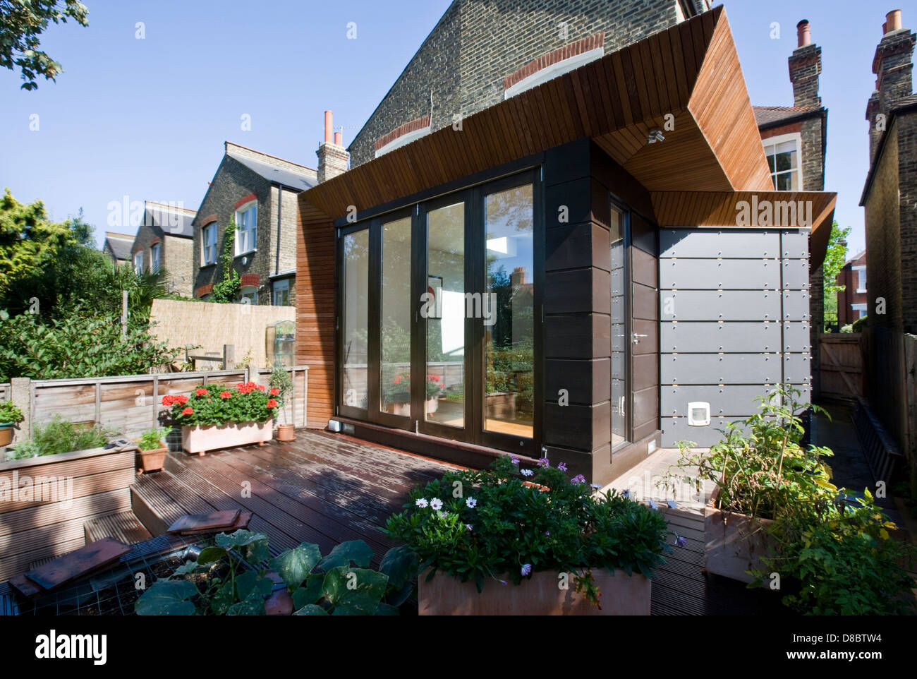 London house extension Stock Photo - Alamy