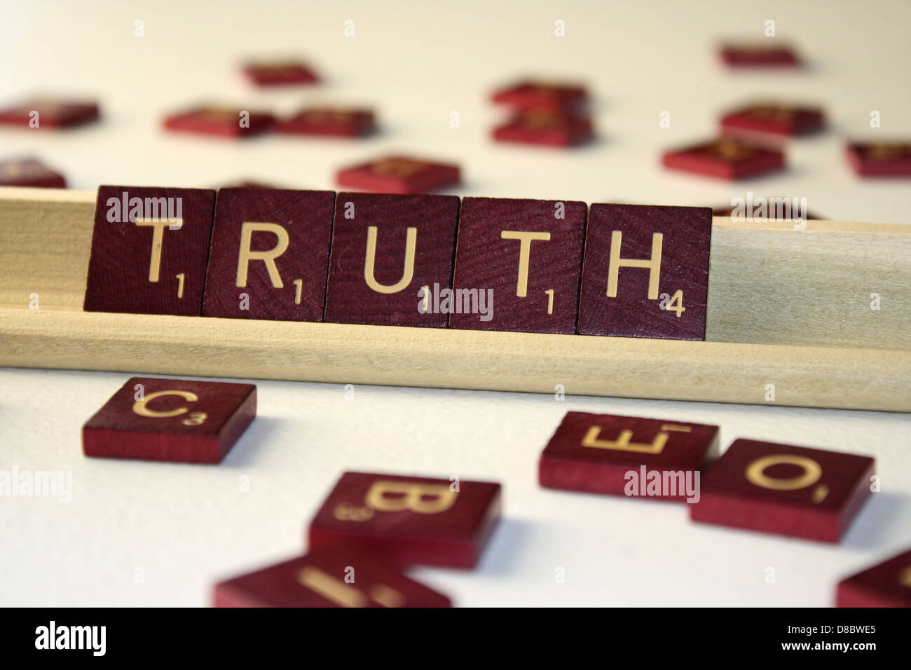 A simple representation of the word 'Truth' in a conceptual or artistic ...