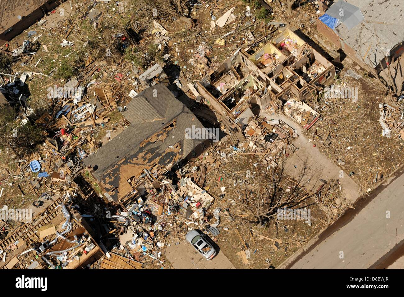 Moore tornado aerial view hi-res stock photography and images - Alamy
