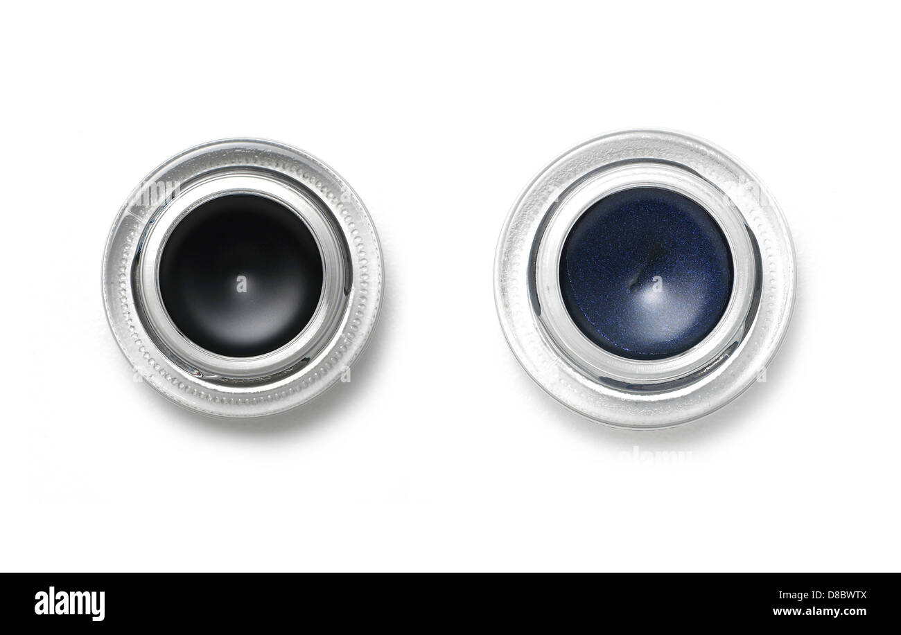 eyeshadow/liner pot cut out onto a white background Stock Photo - Alamy