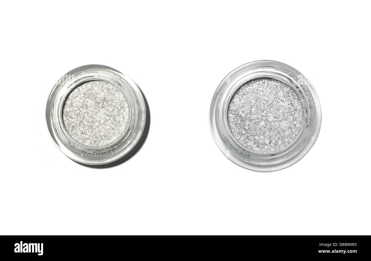 eyeshadow/liner pot cut out onto a white background Stock Photo - Alamy