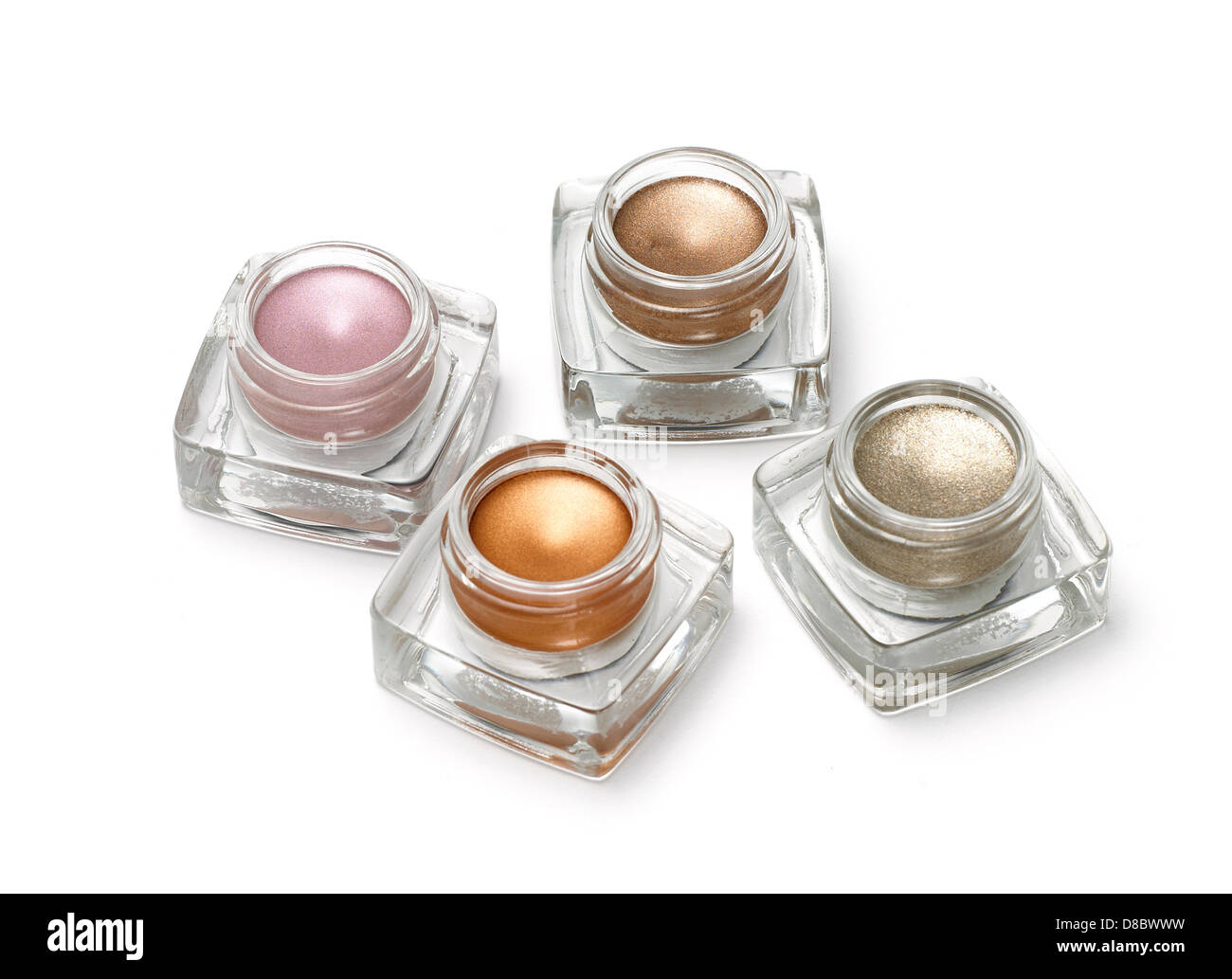 eyeshadow/liner pot cut out onto a white background Stock Photo - Alamy