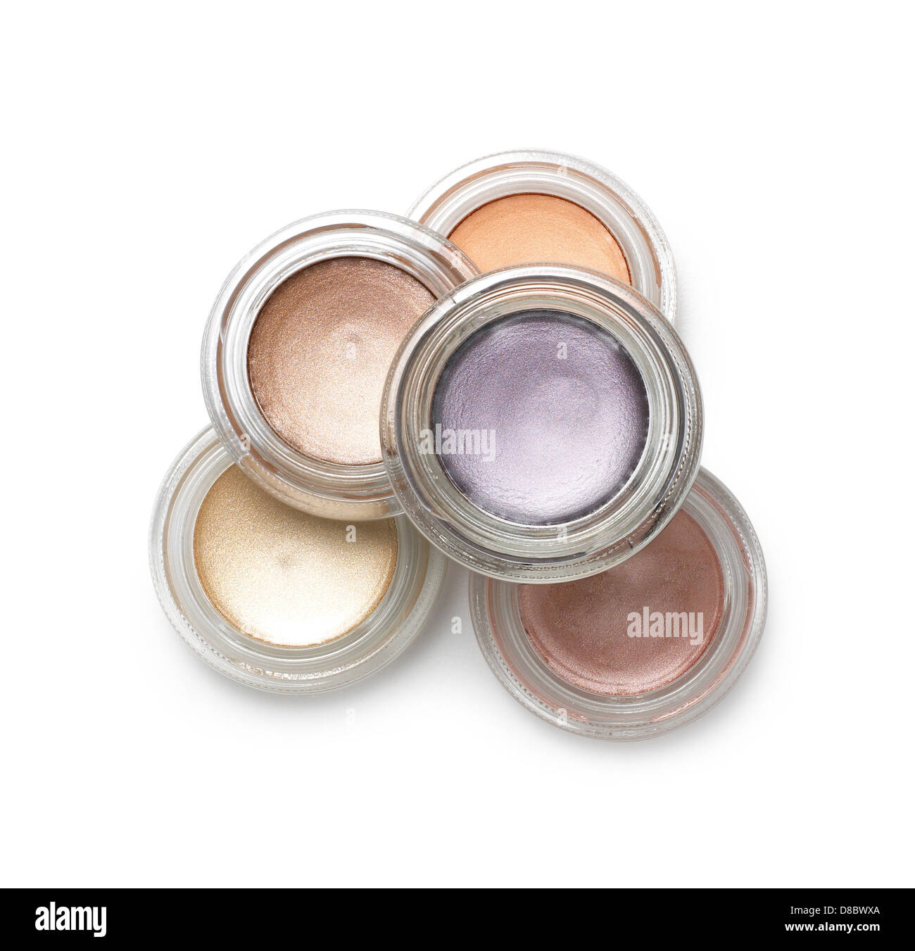 eyeshadow/liner pot cut out onto a white background Stock Photo - Alamy