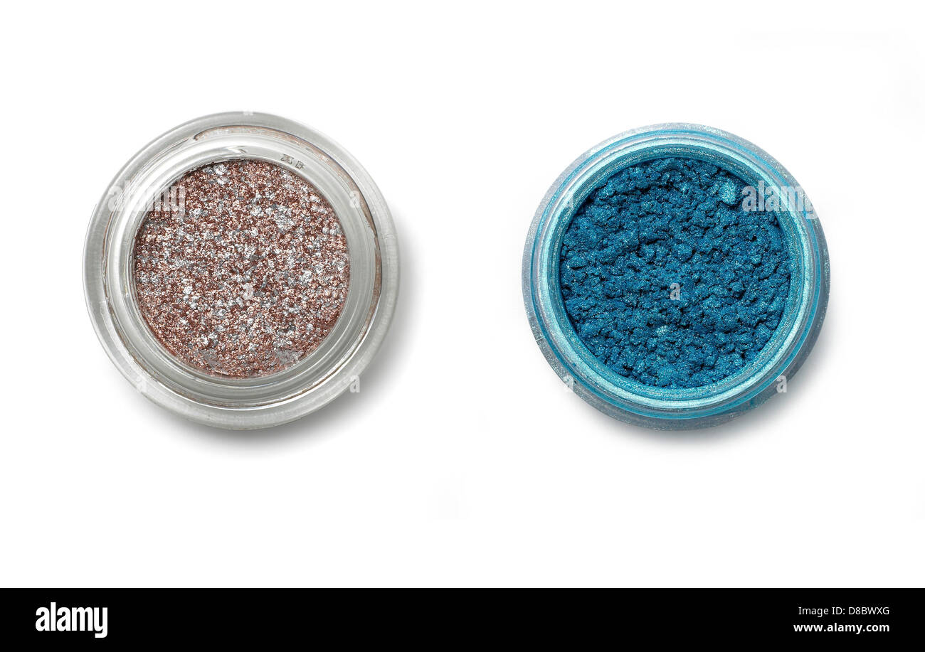 eyeshadow/liner pot cut out onto a white background Stock Photo - Alamy