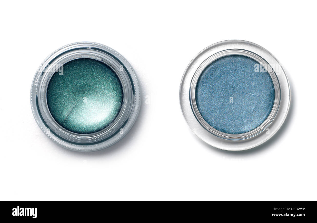 eyeshadow/liner pot cut out onto a white background Stock Photo - Alamy