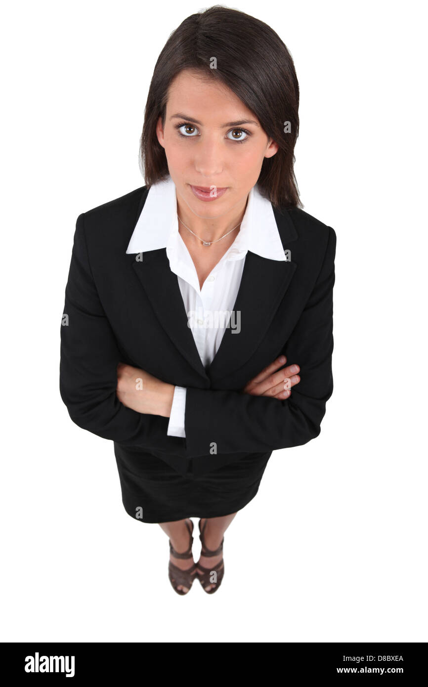 high-angle view of a woman Stock Photo - Alamy