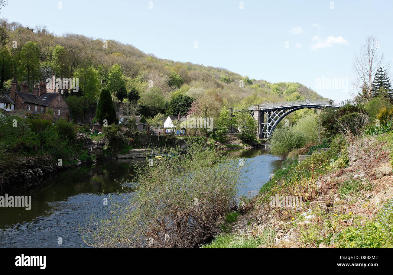 Iron bridge Ironbridge Gorge Shropshire England Great Britain U.K Stock ...