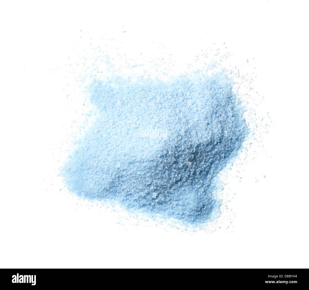pile of bath/beauty salt cut out onto a white background Stock Photo ...