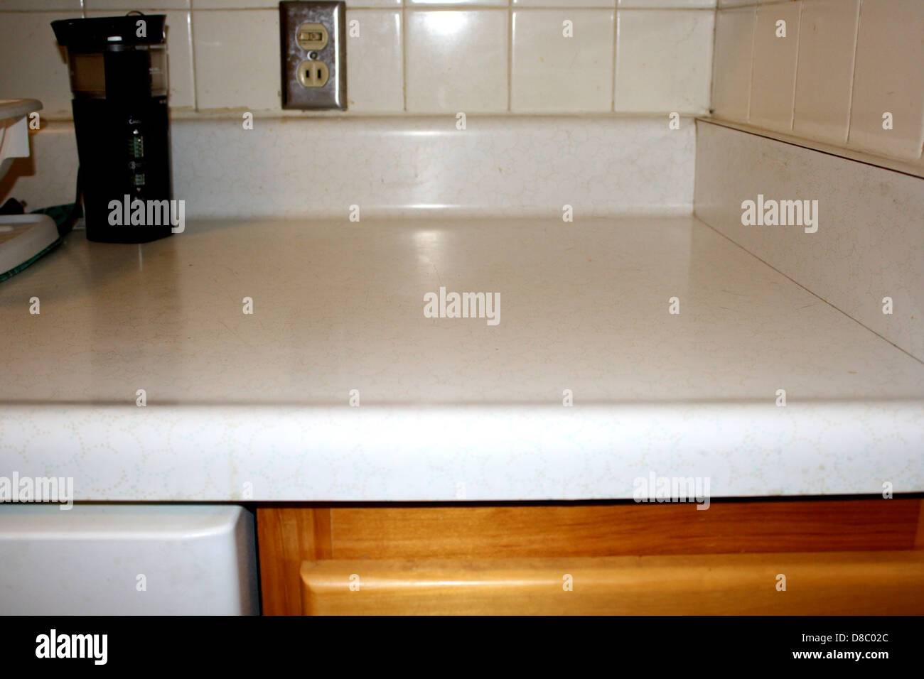 white kitchen counter Stock Photo - Alamy