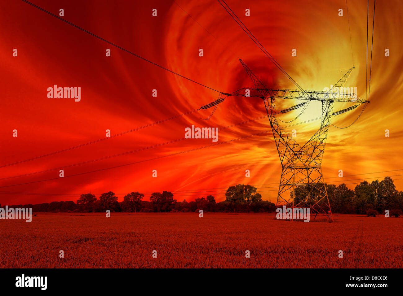 Nuclear power station storm hi-res stock photography and images - Alamy