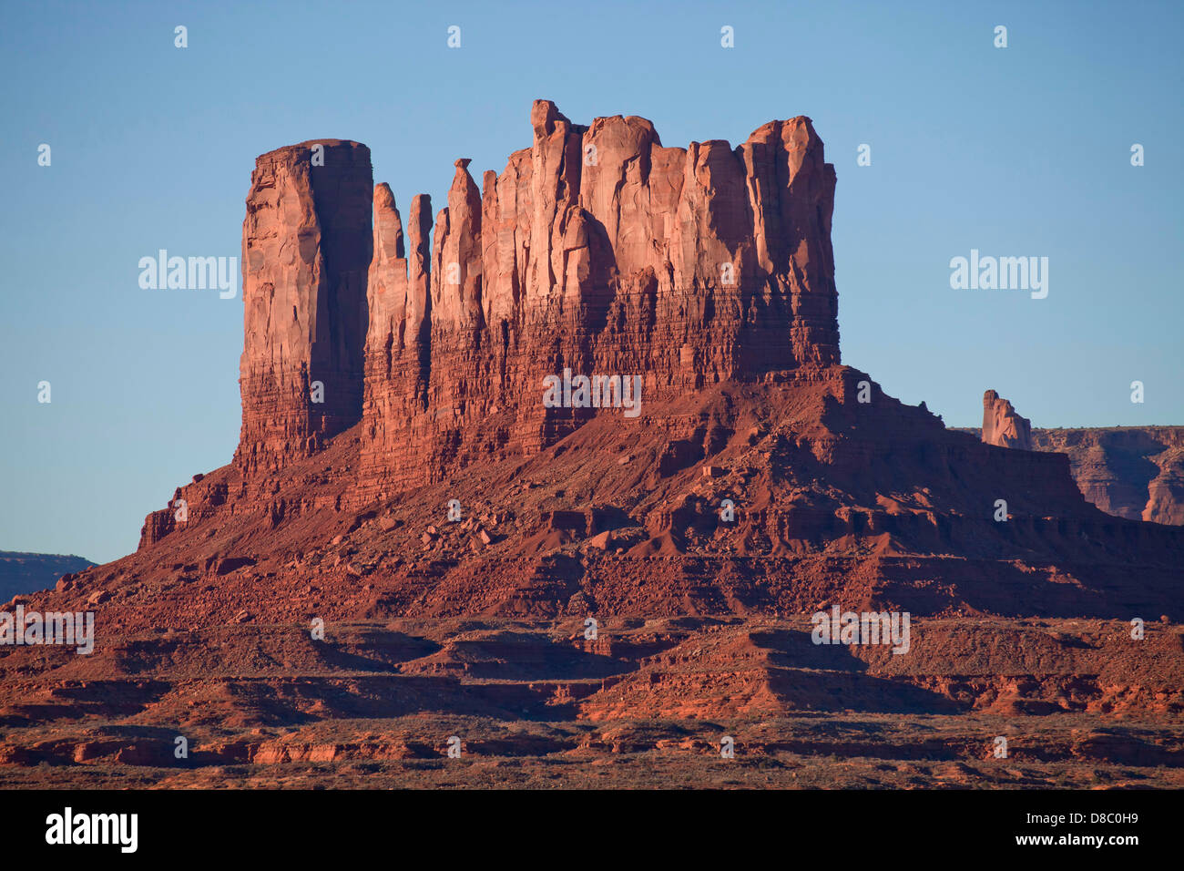 sandstone buttes at Monument Valley Navajo Tribal Park, United States ...