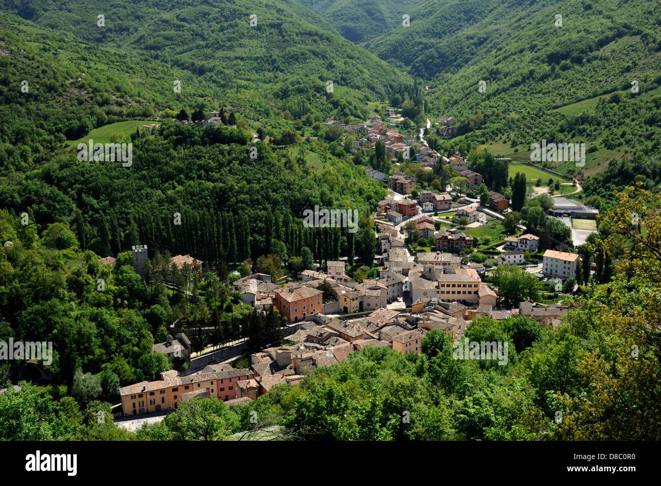Italy, Le Marche, Valnerina, Visso Stock Photo - Alamy