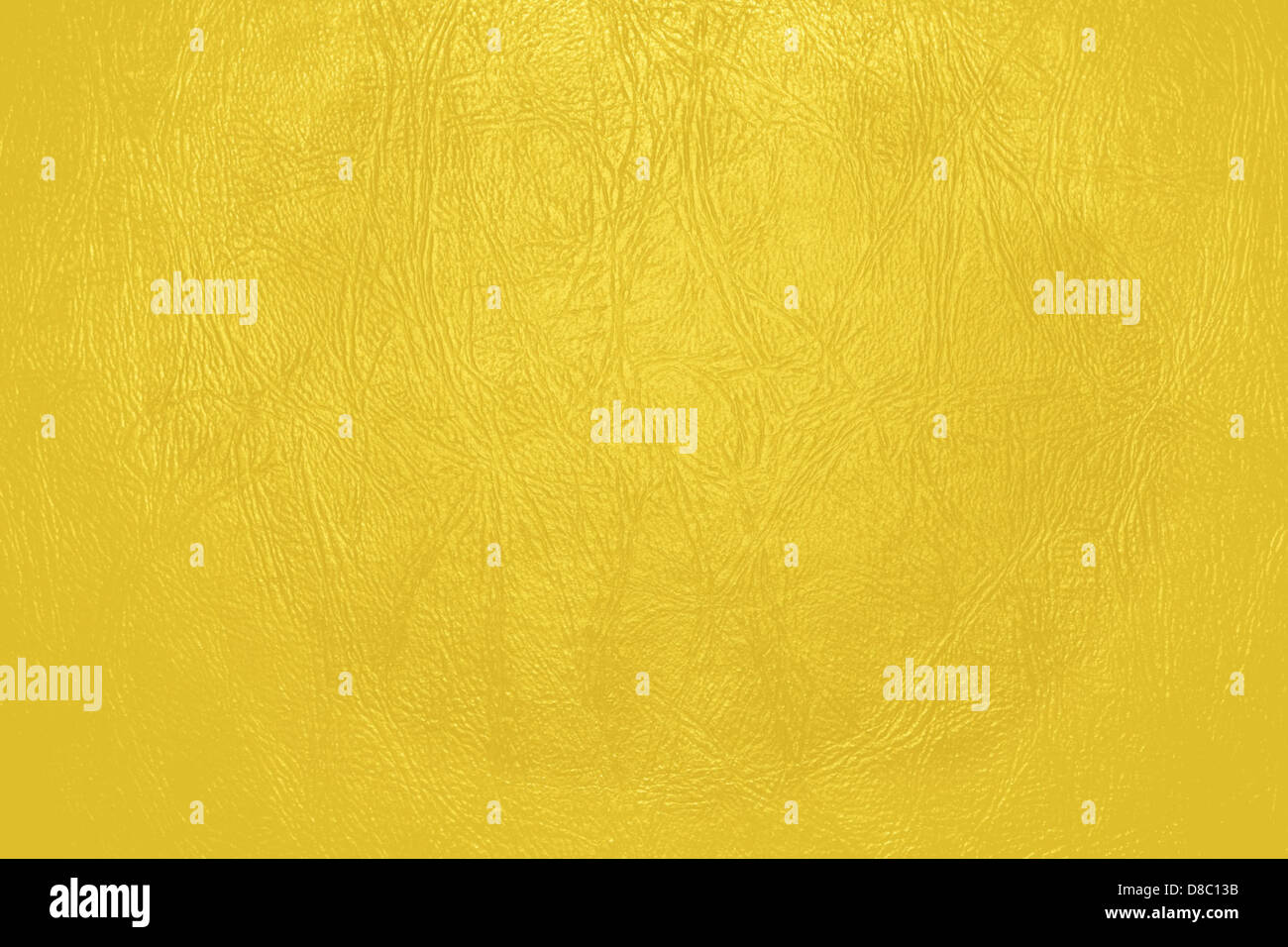 A close-up view of yellow leather, showcasing the detailed texture and ...
