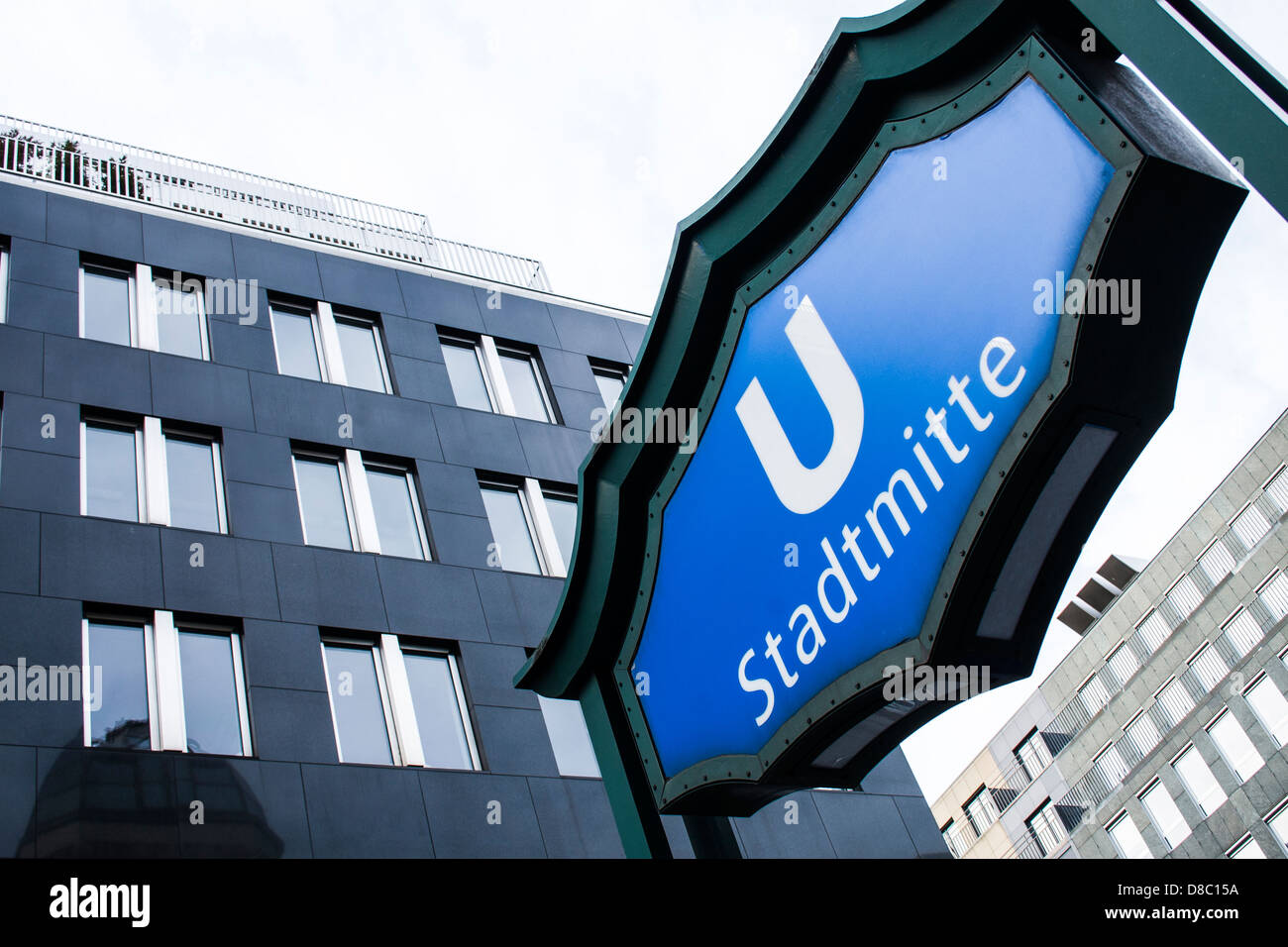 Subway station sign (U-Bahn). Berlin, Germany Stock Photo - Alamy