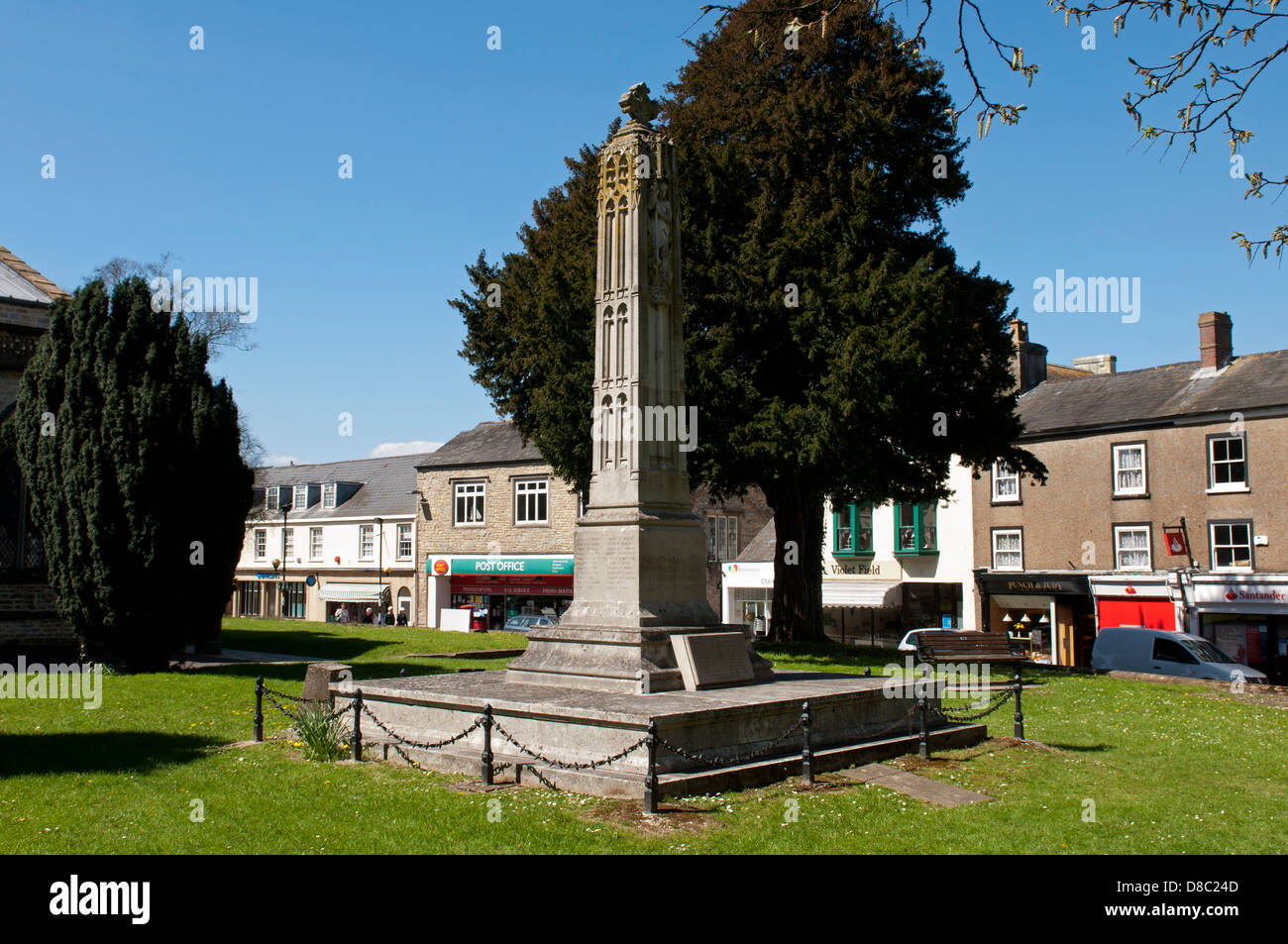 The War Memorial, Axminster, Devon, England, UK Stock Photo - Alamy